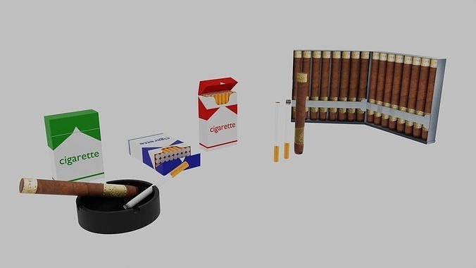 3D model Cigarette Cigar VR / AR / low-poly | CGTrader