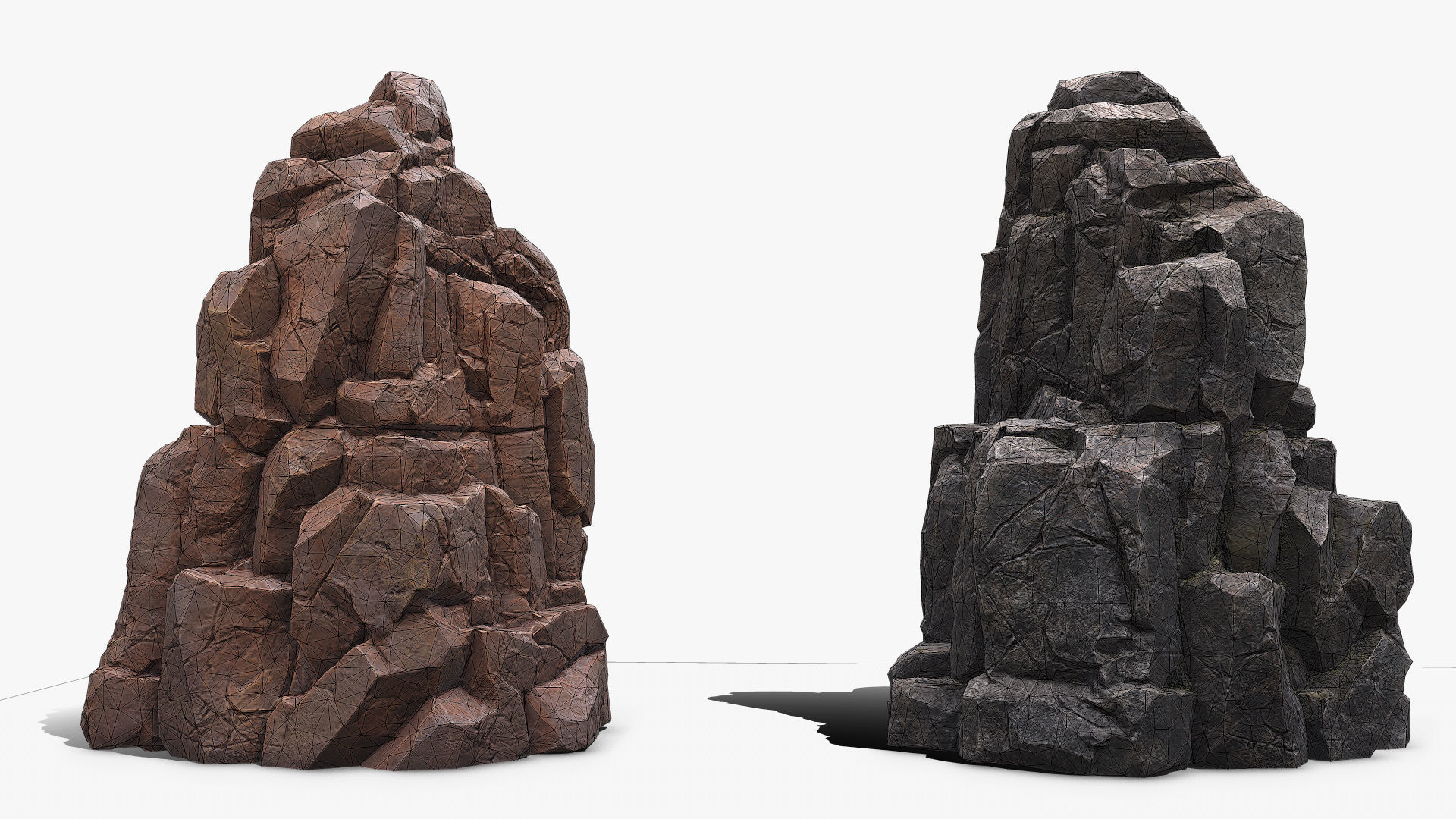 3D model Sharp Rock 2 two texture VR / AR / low-poly | CGTrader