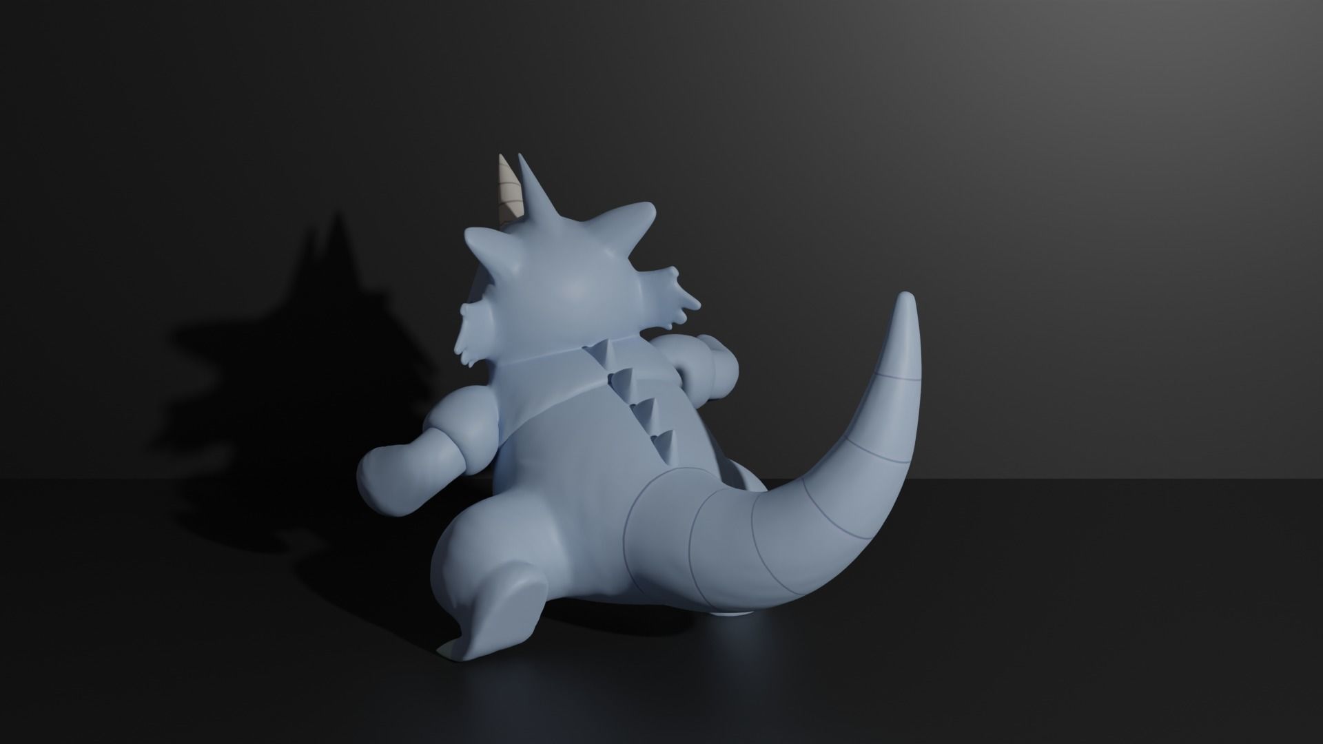 Rhydon pokemon 3D print model 3D model 3D printable | CGTrader