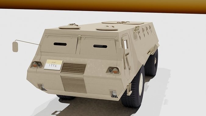 Fahd Egyptian armored vehicle 3D model | CGTrader