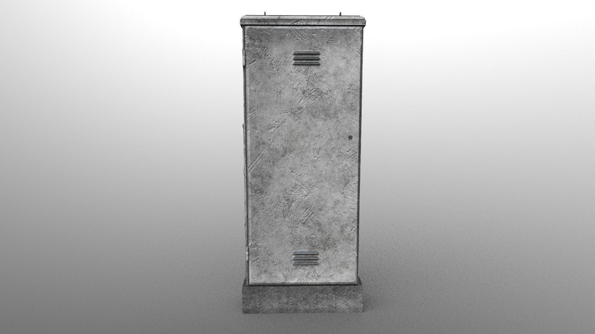 3D model Old Electrical Box VR / AR / low-poly | CGTrader