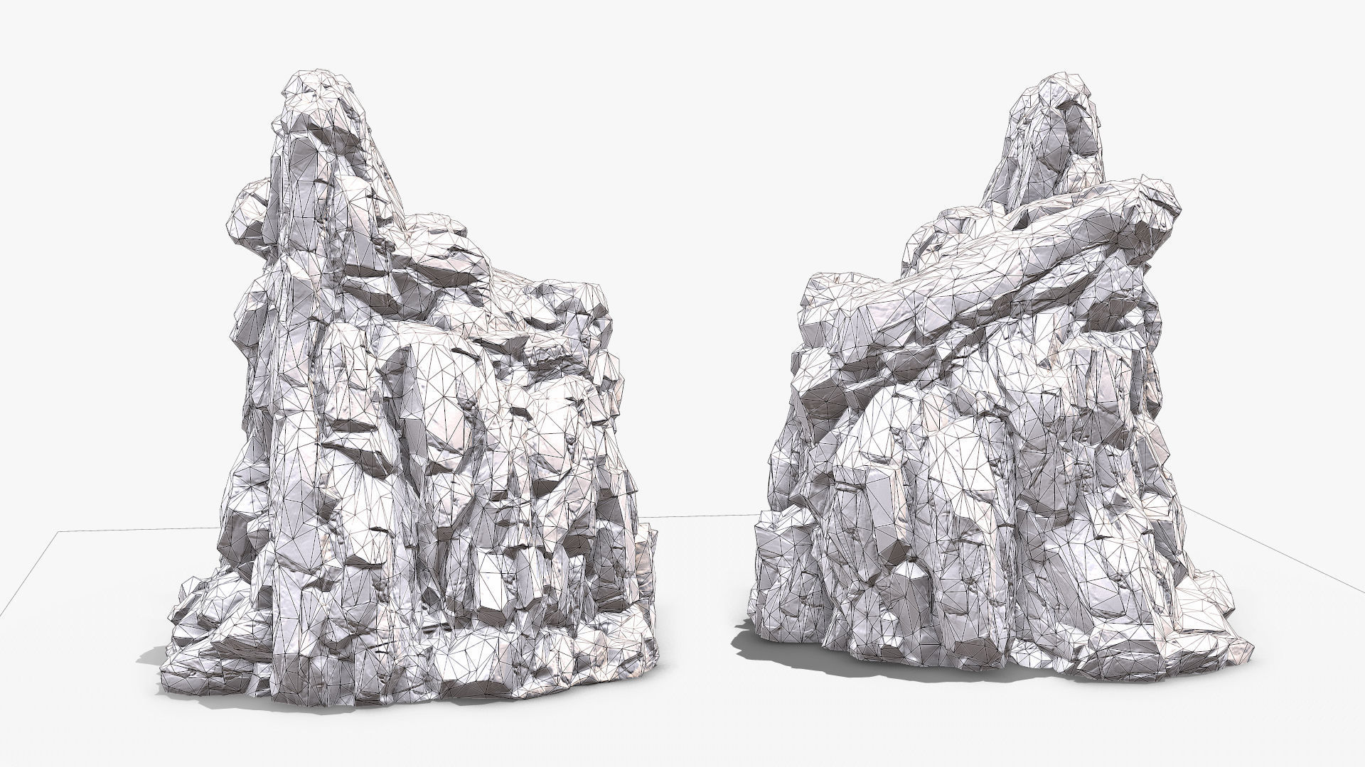 3D model 3D Sharp Rock 4 VR / AR / low-poly | CGTrader