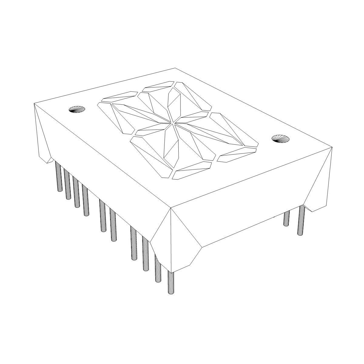 3D model 16-segment LED Display VR / AR / low-poly | CGTrader