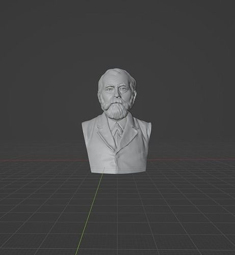Gottlob Frege 3D model 3D printable | CGTrader