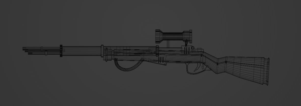 Riffle Stylized free 3D model | CGTrader