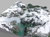 Mountain landscape Shakes glaiser 3D model | CGTrader
