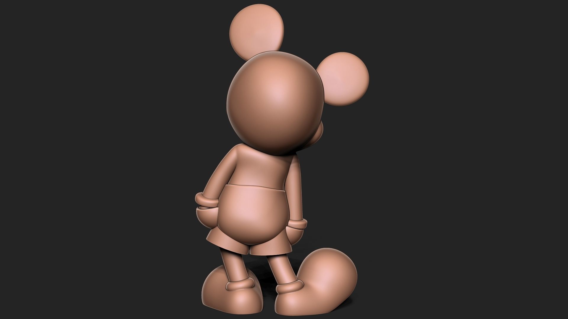 Mickey Mouse 3D model 3D printable | CGTrader