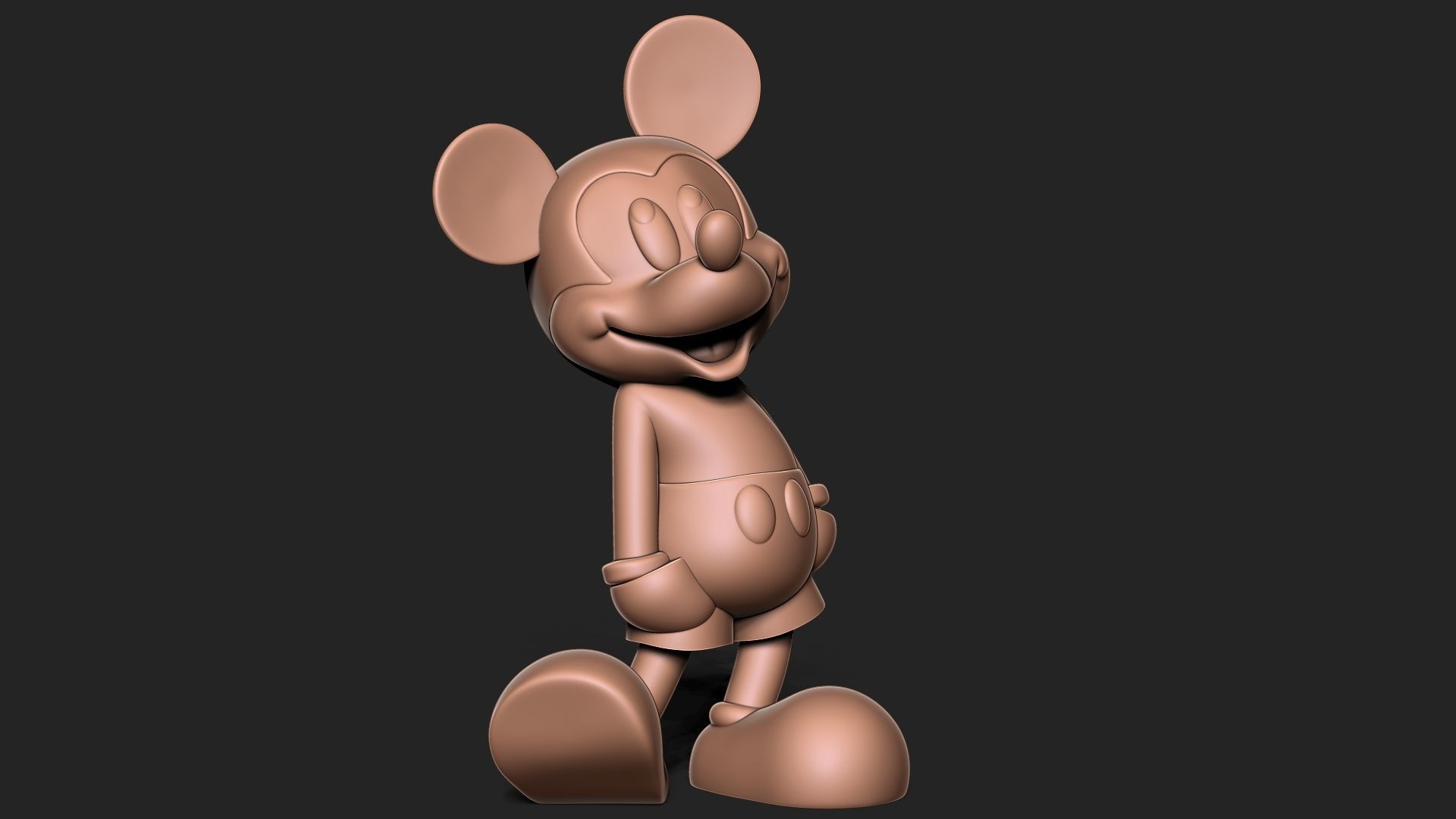 Mickey Mouse 3D model 3D printable | CGTrader