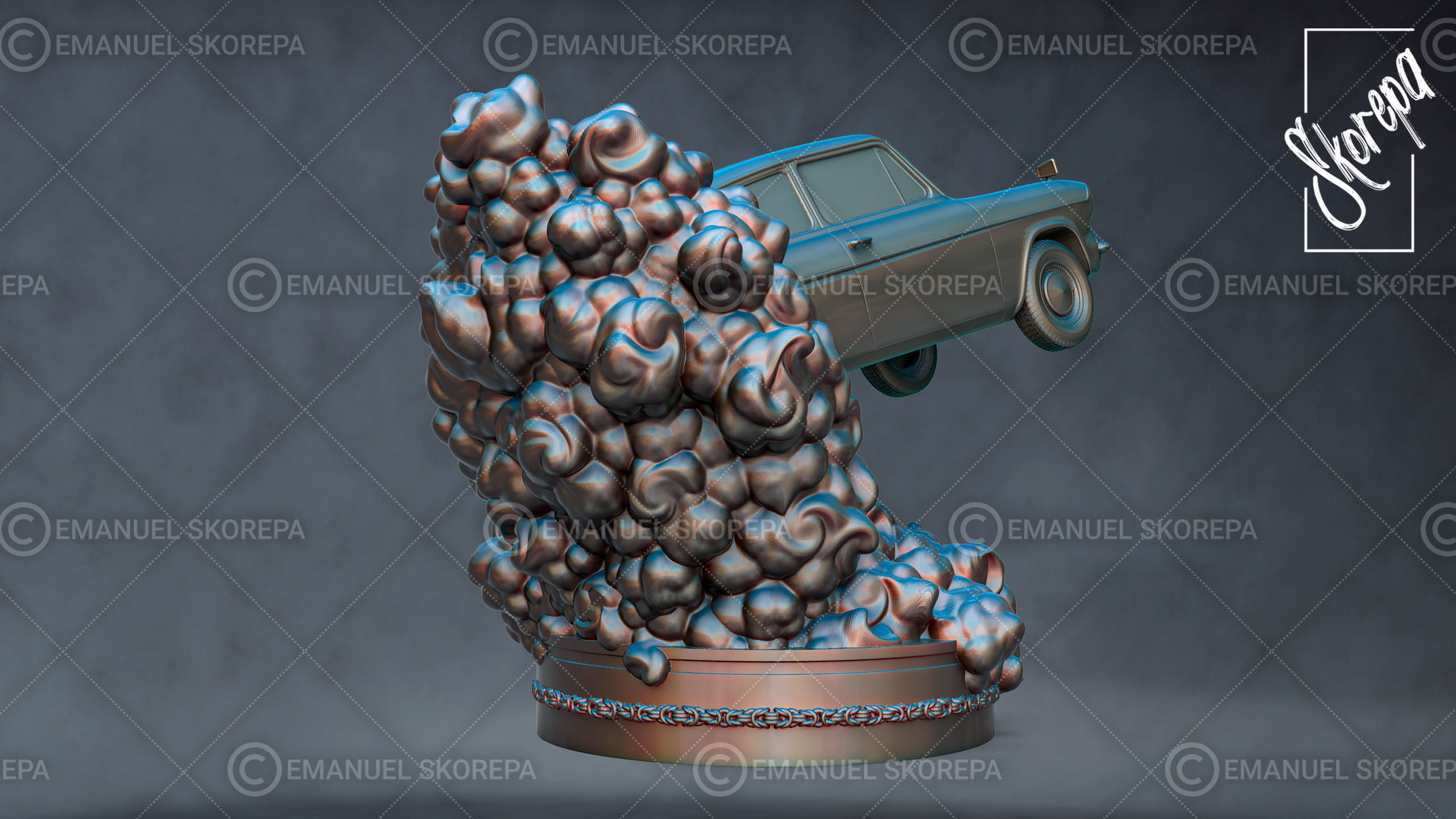 HARRY POTTER WEASLEY CAR 3D model 3D printable | CGTrader