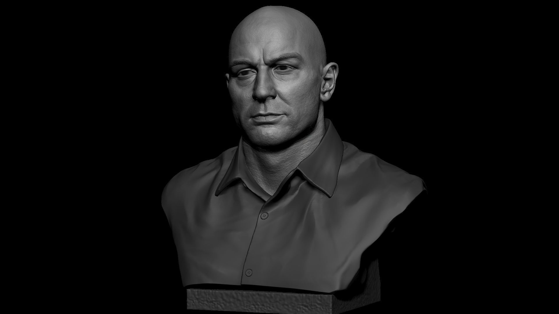 Joe Rogan 3D model 3D printable | CGTrader