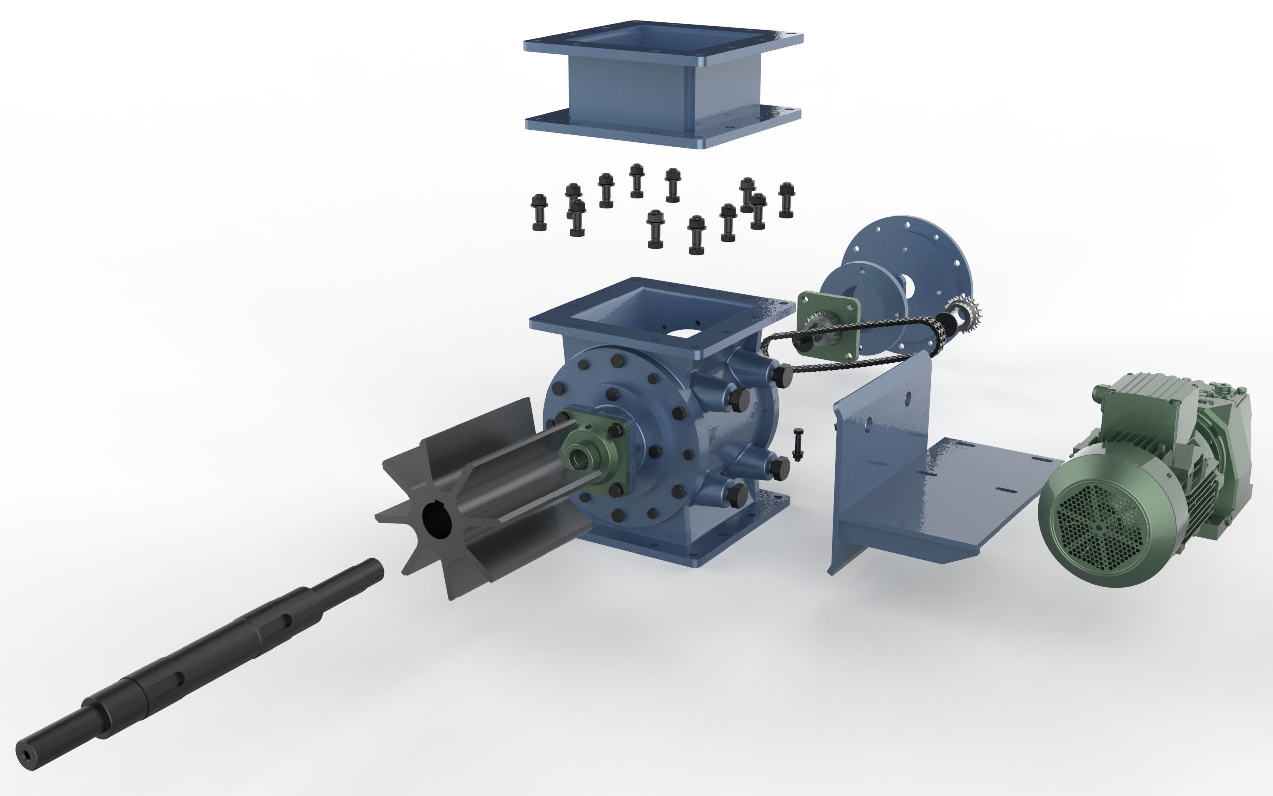 3D model Rotary valve VR / AR / low-poly | CGTrader