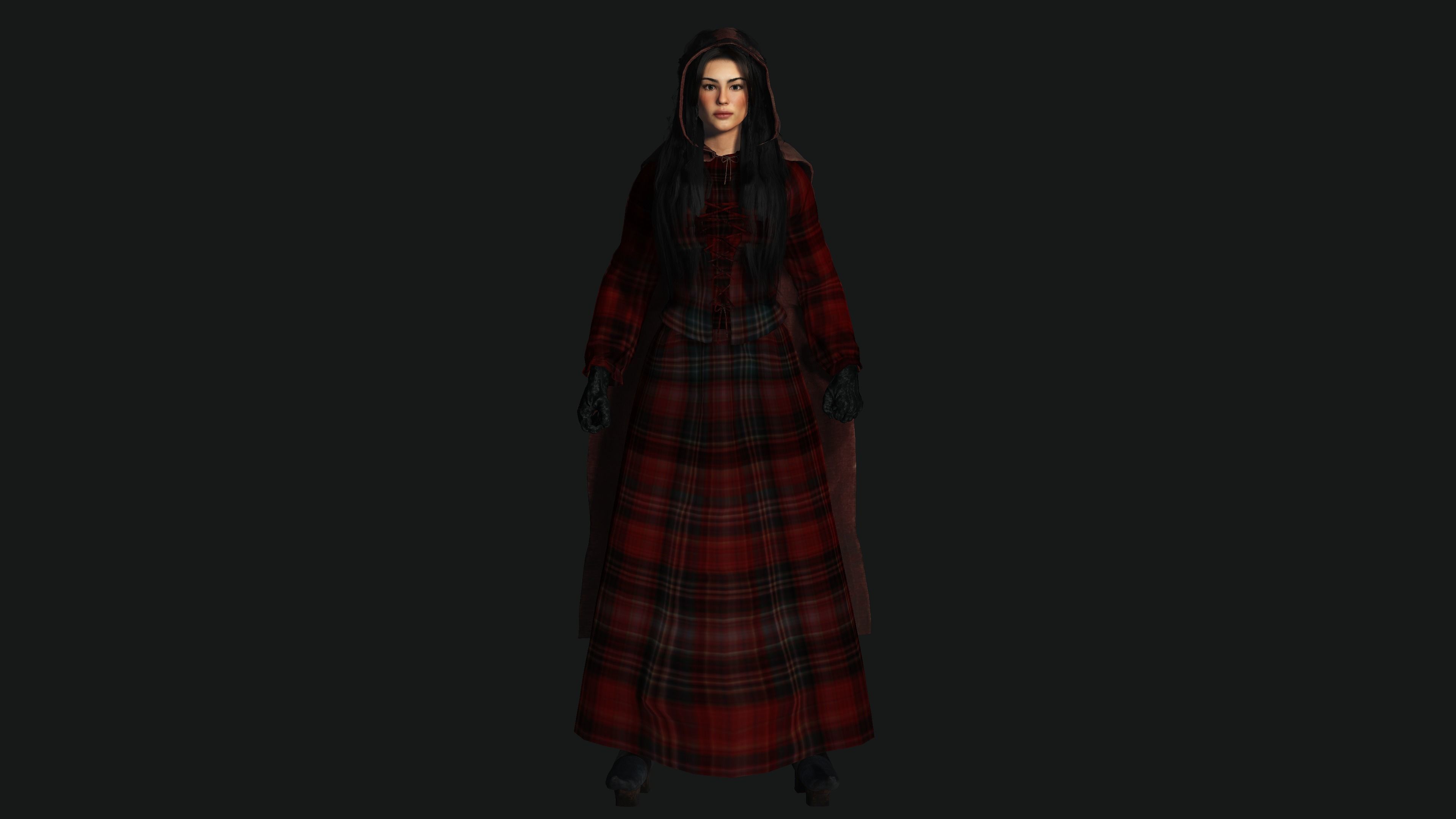 3D model AAA 3D FANTASY FEMALE CHARACTER - MEDIEVAL WOMAN 01 VR / AR ...