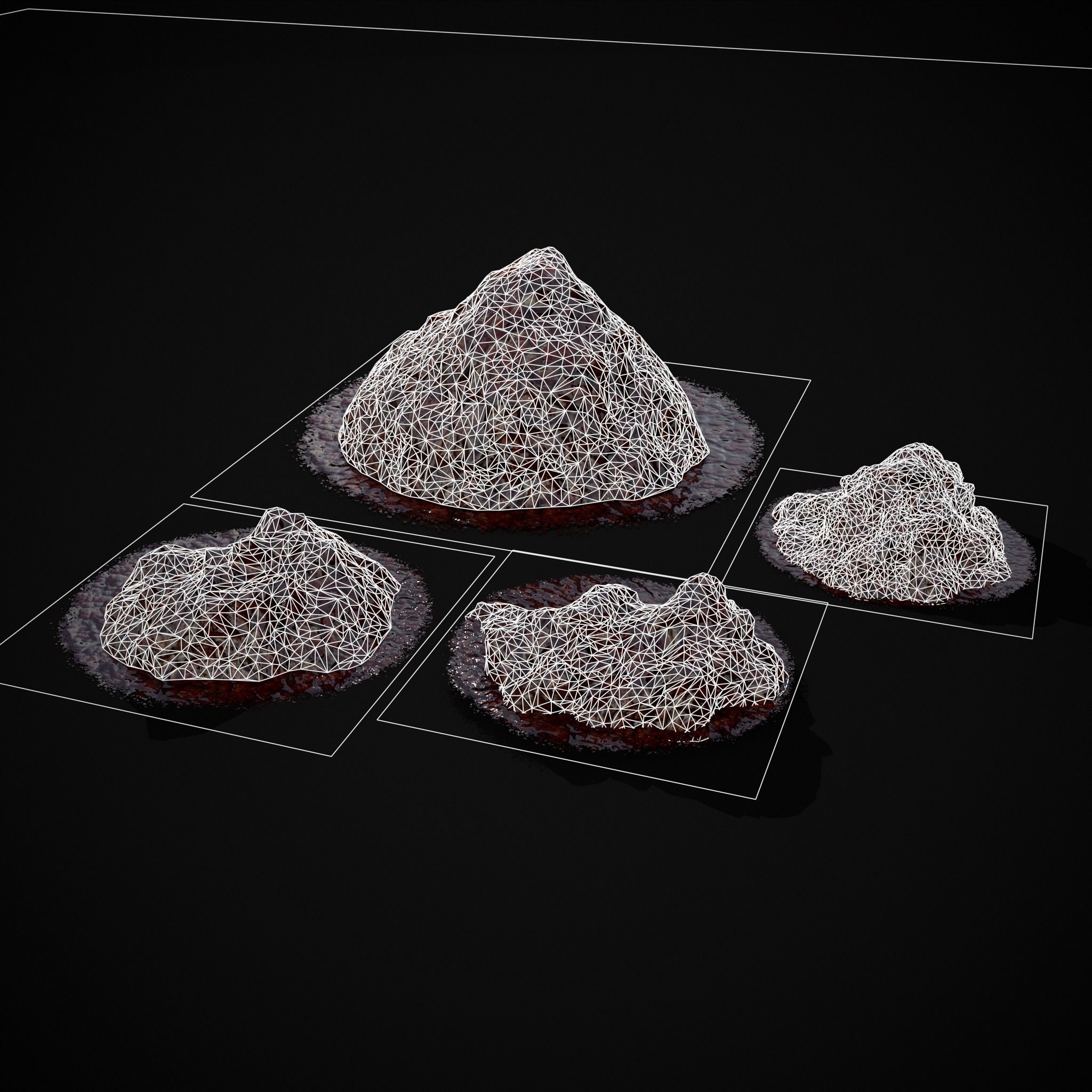 3D model Blood and Guts Piles VR / AR / low-poly | CGTrader