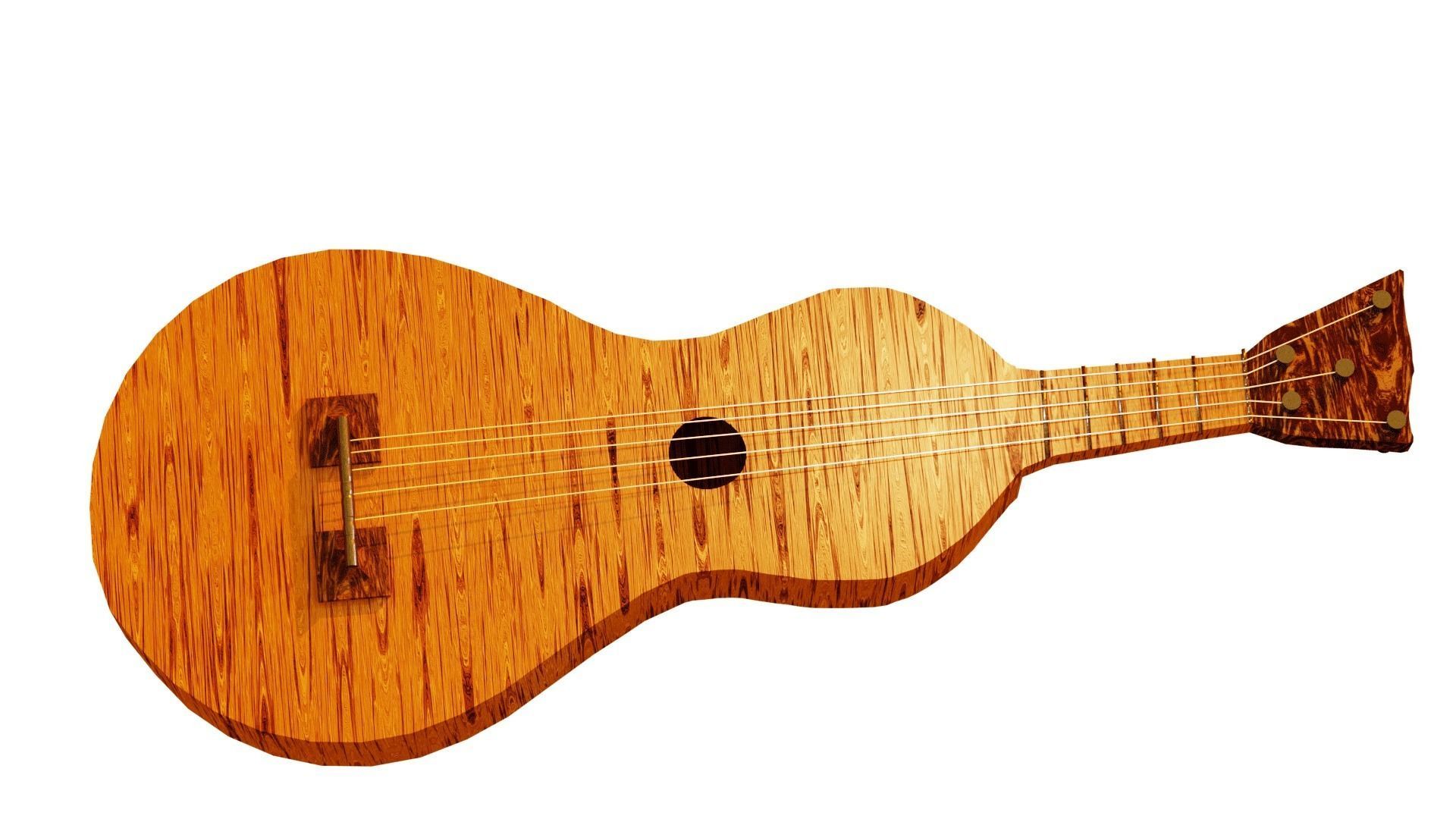 Mejoranera - folkloric music instrument from Panama 3D model | CGTrader