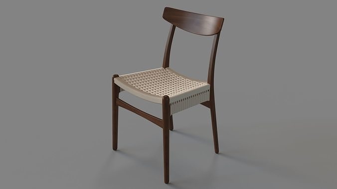 CH23 Side Chair 3D model | CGTrader