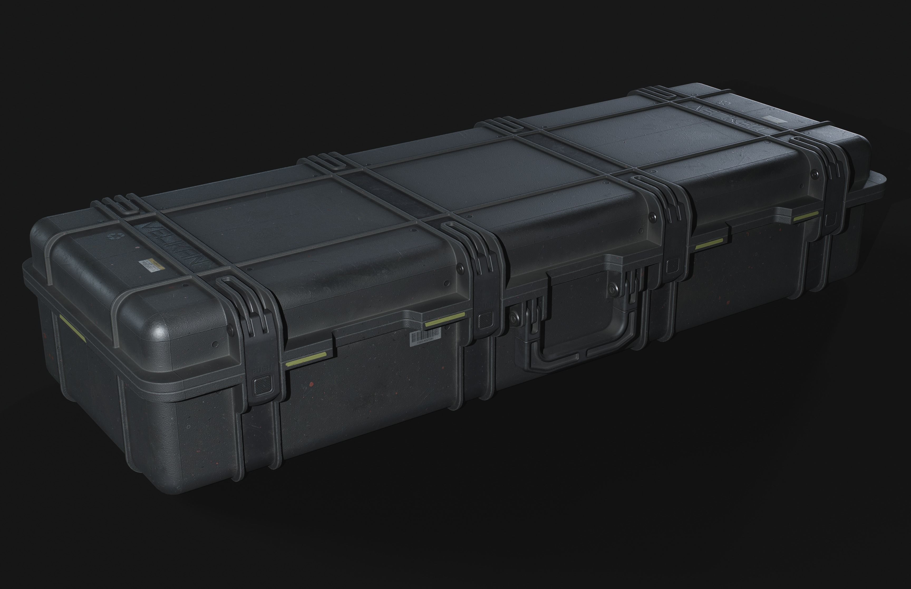 3D model weapon case large plastic pelican VR / AR / low-poly | CGTrader