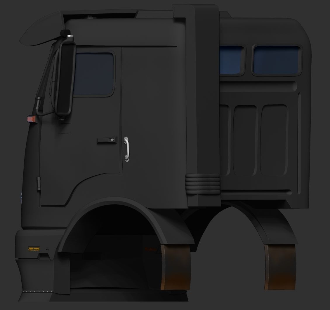 LP-321 truck cabin 3D model 3D printable | CGTrader
