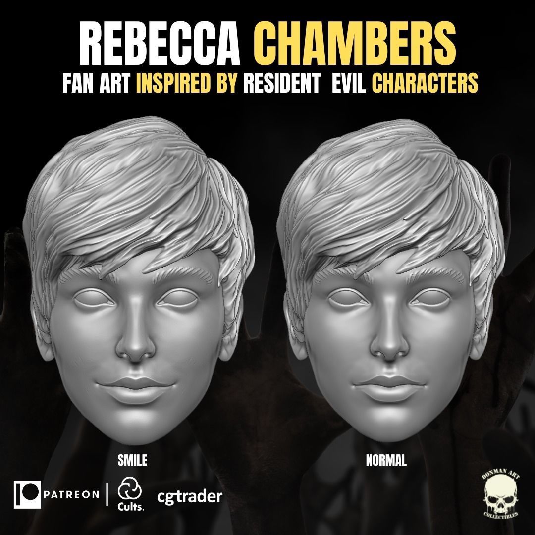 Rebecca Chambers Fan Art 3D printable For Action Figures 3D model 3D ...