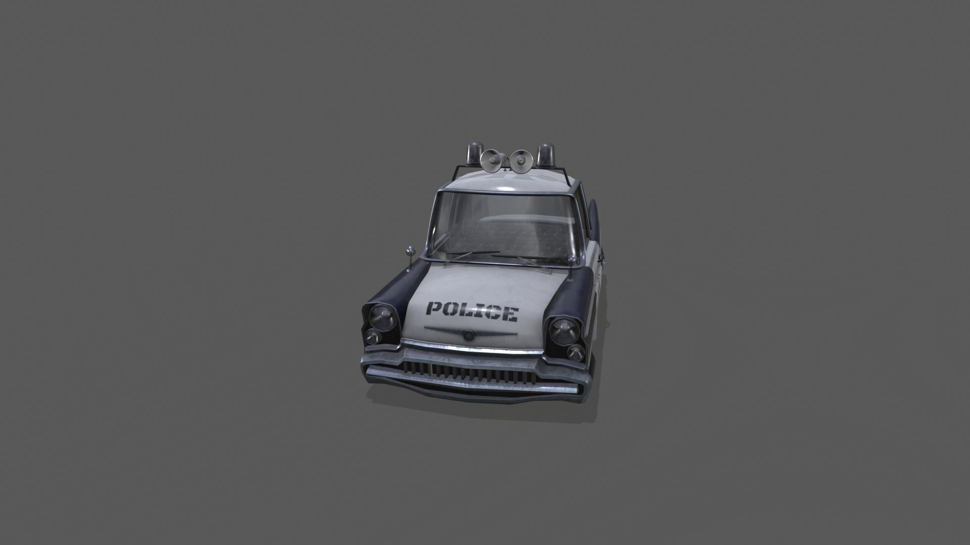 3D model Low Poly Stylized Police Car VR / AR / low-poly | CGTrader