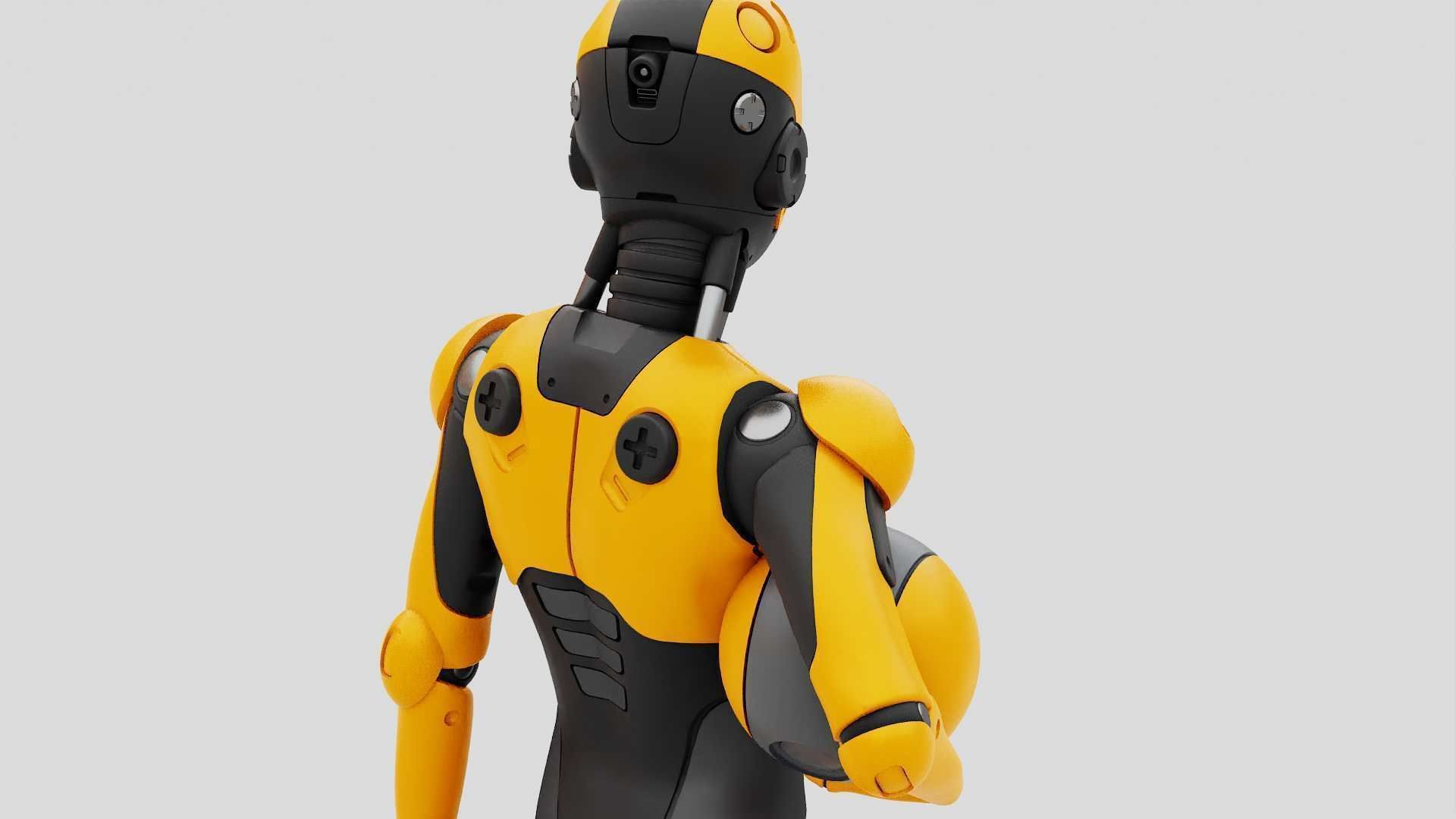 CHILD BOT RIGGED 3D model rigged | CGTrader