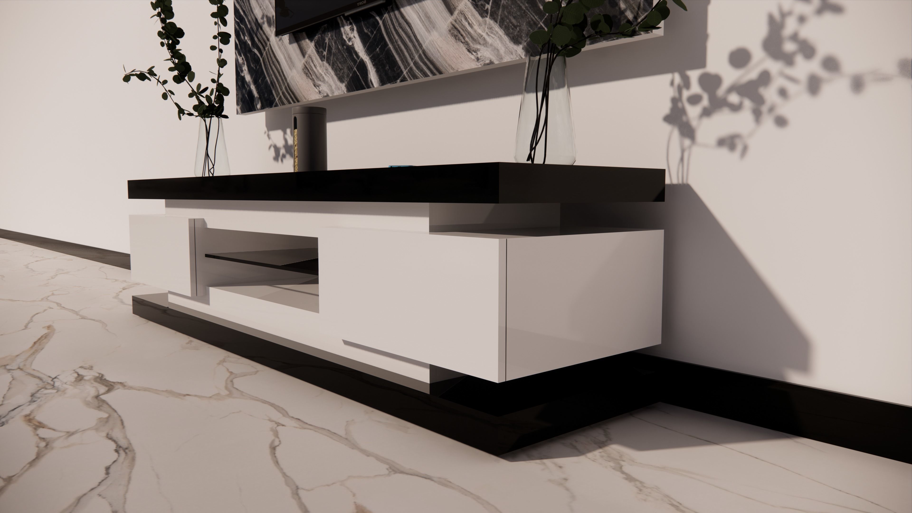 Modern TV STAND Called TELIA 3D model | CGTrader