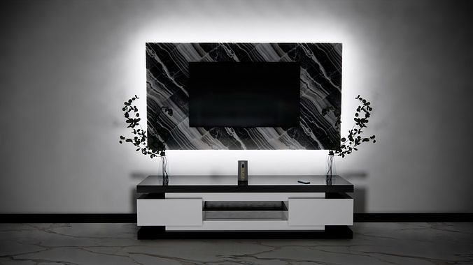 Modern TV STAND Called TELIA 3D model | CGTrader