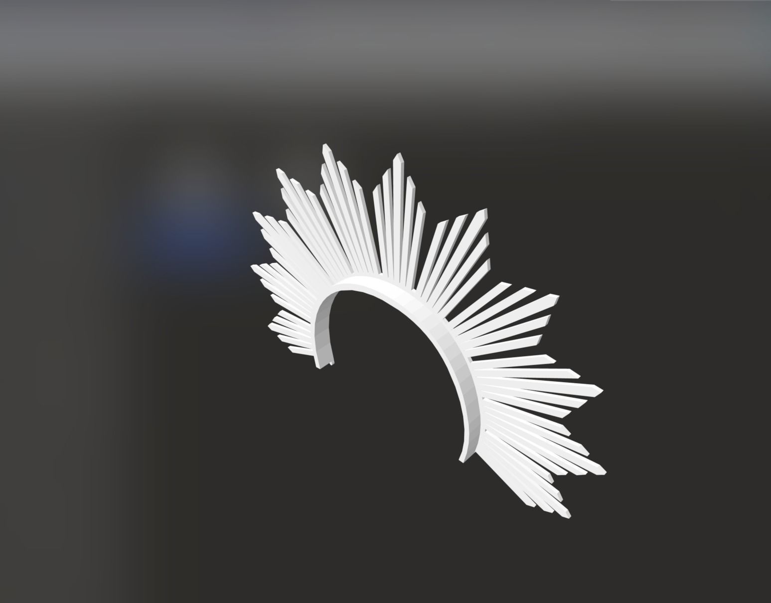 Sunburst Halo Tiara STL Files for 3D Printing 3D model 3D printable ...