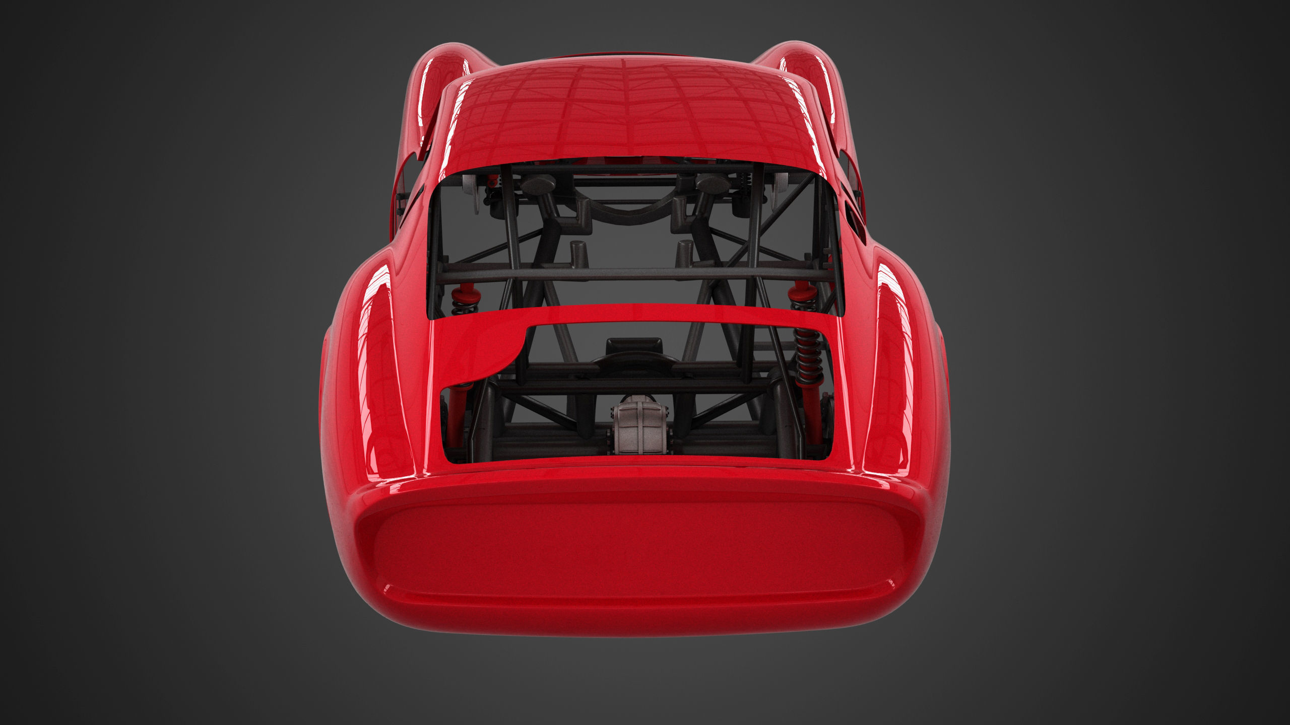 3D model Chassis Frame - Ferrari 250 GTO VR / AR / low-poly | CGTrader