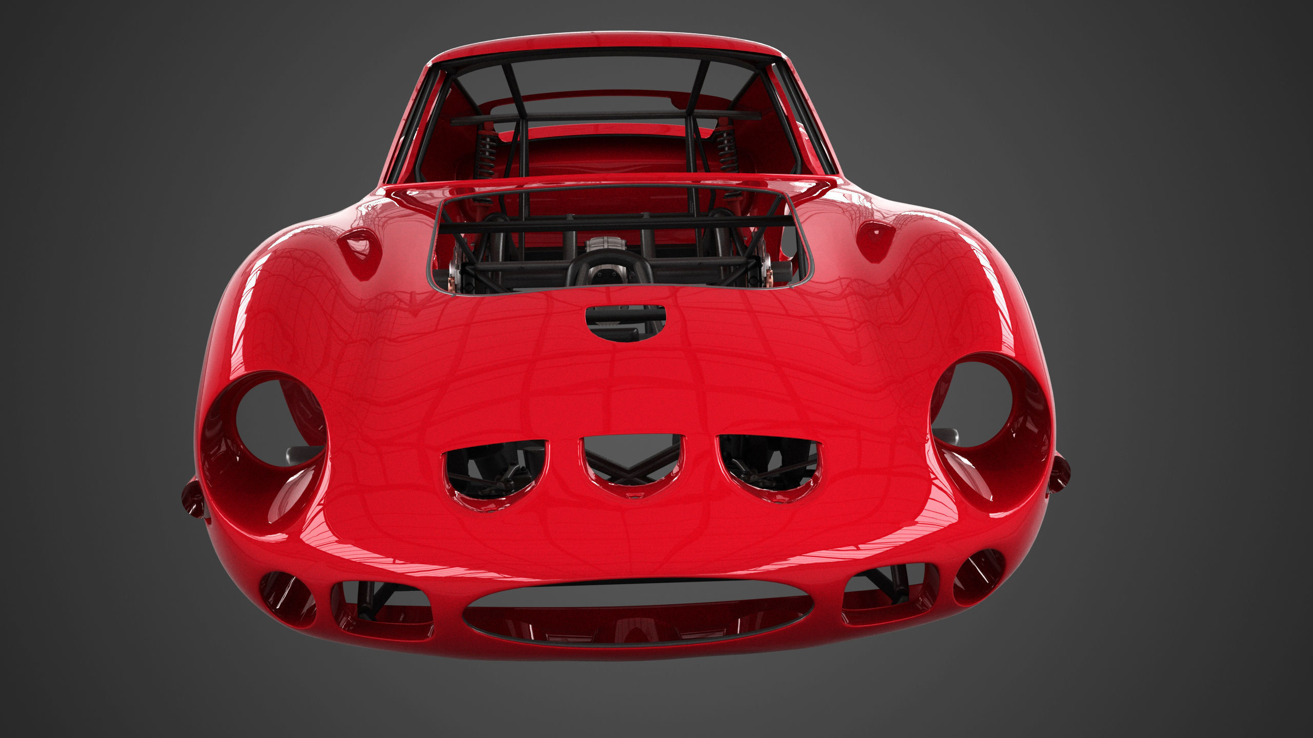 3D model Chassis Frame - Ferrari 250 GTO VR / AR / low-poly | CGTrader