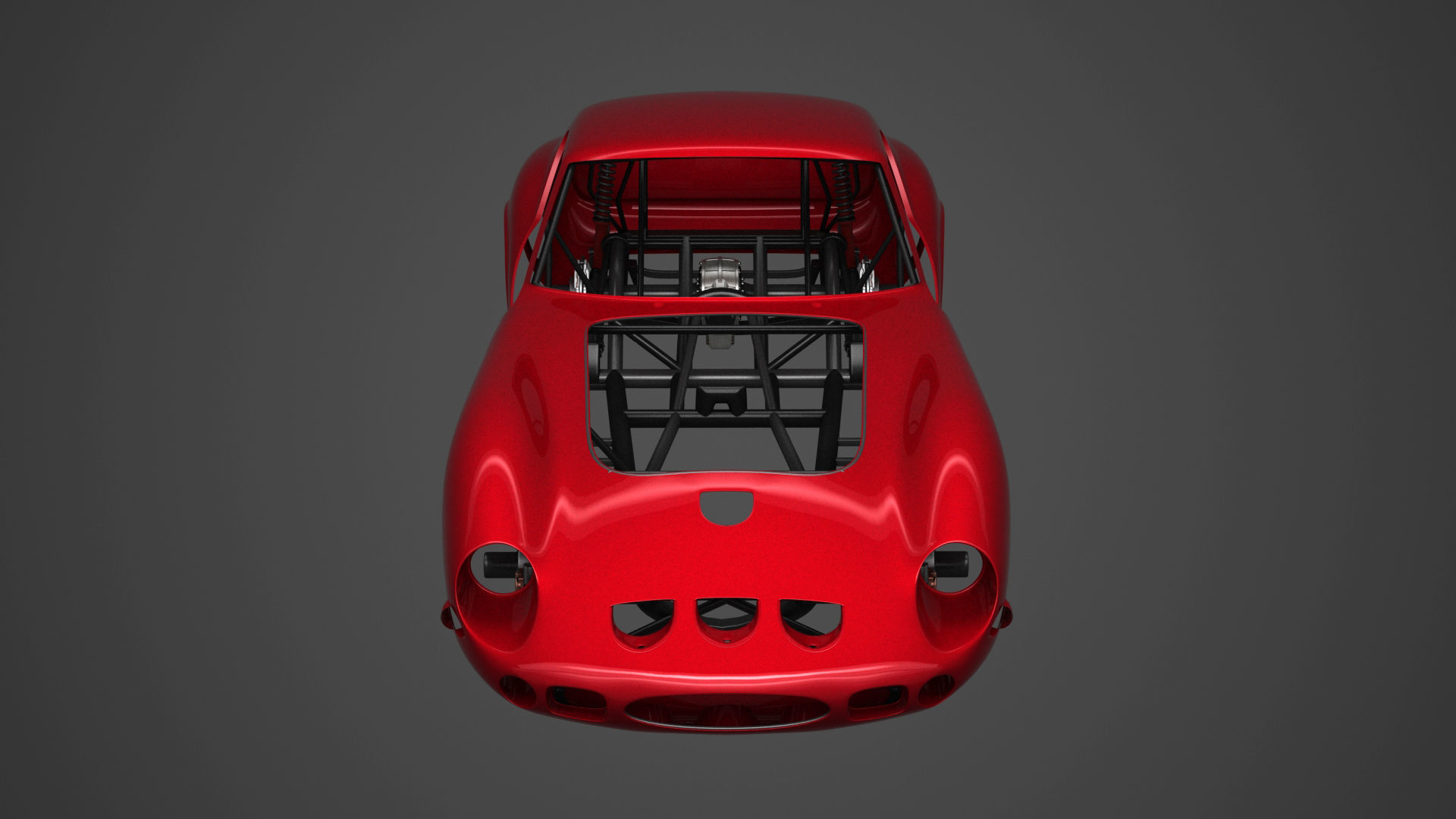 3D model Chassis Frame - Ferrari 250 GTO VR / AR / low-poly | CGTrader