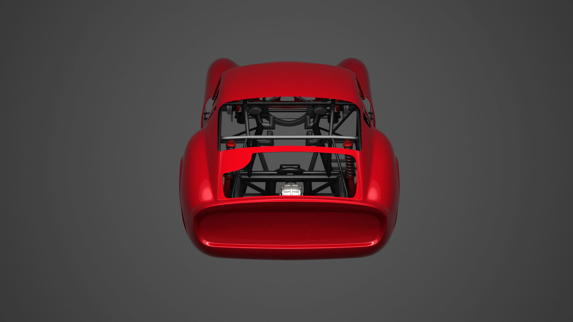 3D model Chassis Frame - Ferrari 250 GTO VR / AR / low-poly | CGTrader