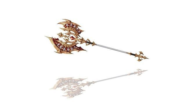 3D model Royal Guard Axe VR / AR / low-poly | CGTrader