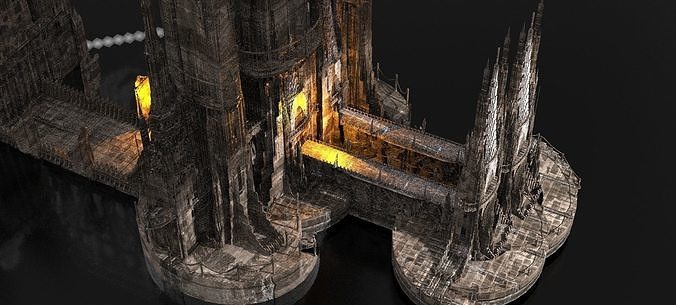 London Hellgate Towers Kitbash 3D model | CGTrader