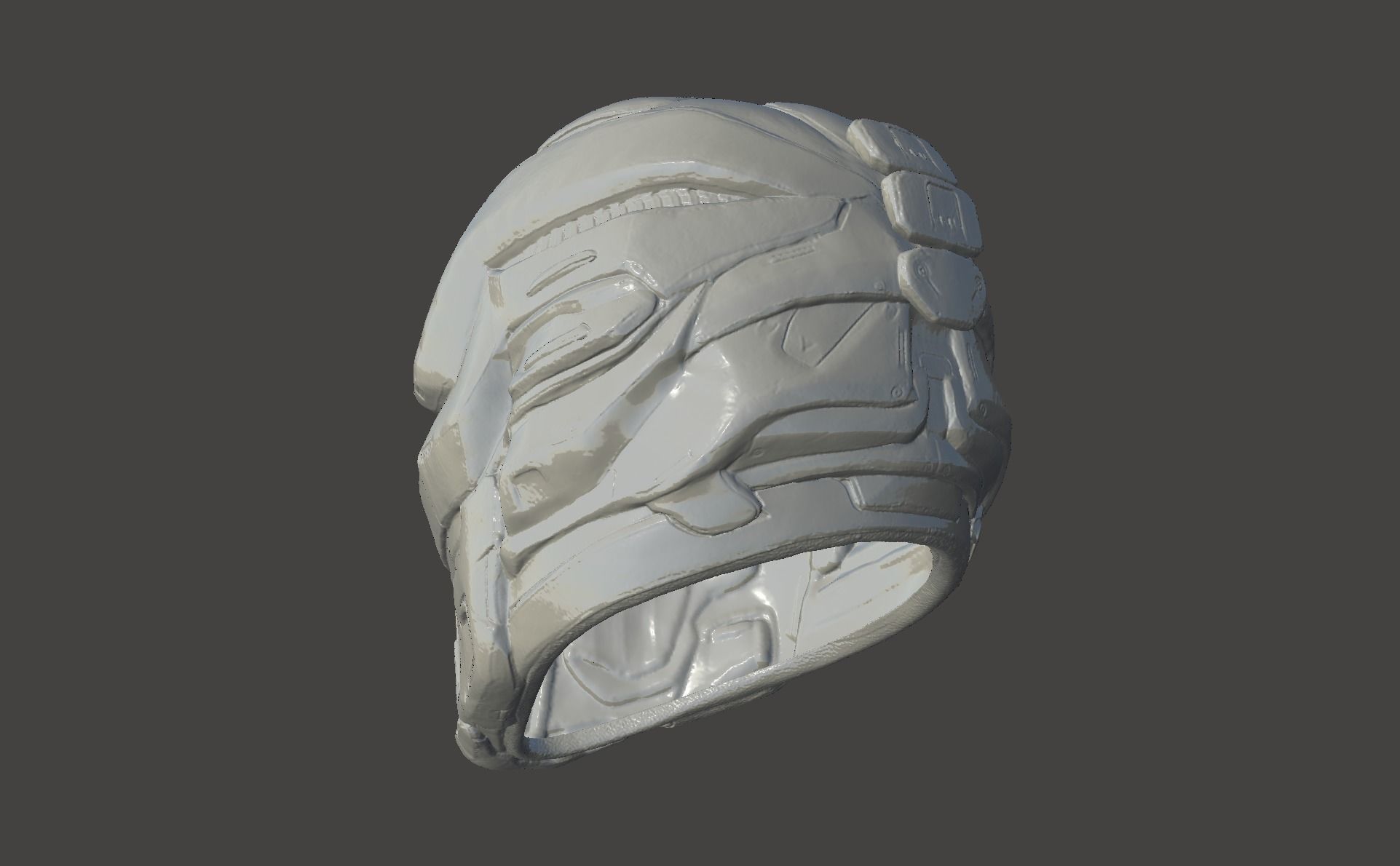 DEAD SPACE LEVEL 6 HELMET - FUNCTIONAL COSPLAY MASK 3D model 3D ...