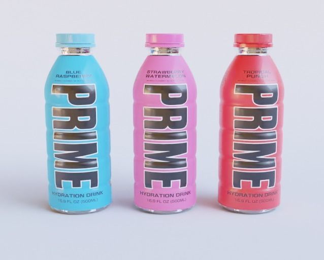 3D model Prime Hydration Bottle VR / AR / low-poly | CGTrader