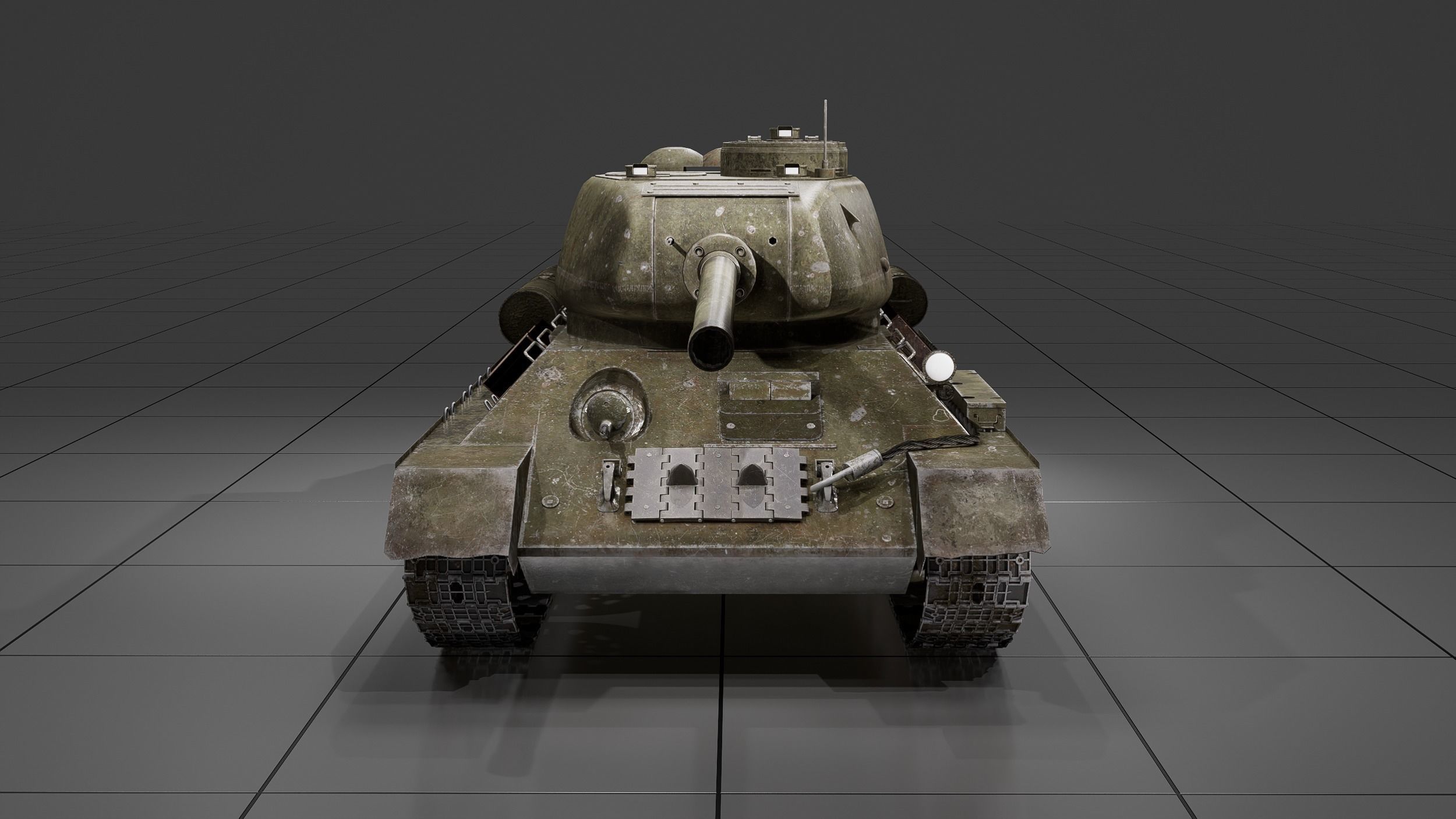 T-34-85 Soviet Medium Tank 3D model | CGTrader