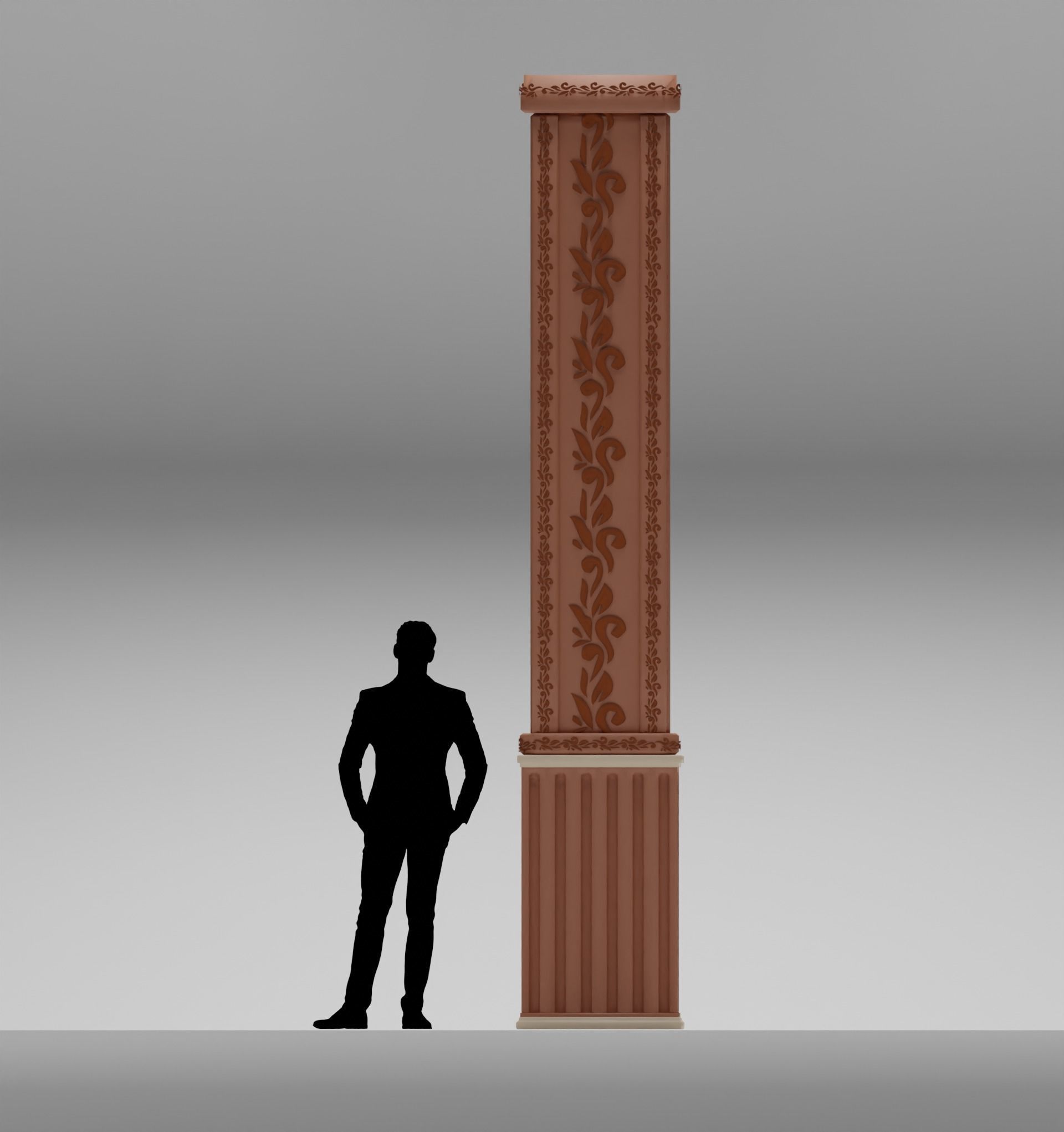 3D model Victorian Column VR / AR / low-poly | CGTrader