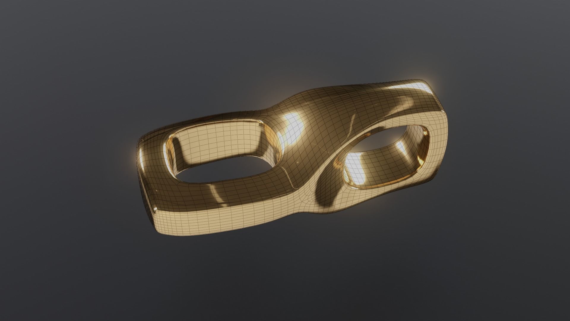 3D model Gold Chain VR / AR / low-poly | CGTrader