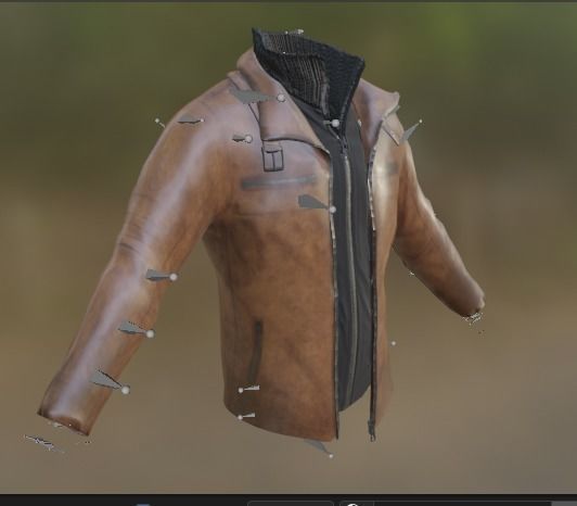 3D model Meta-Human Jacket VR / AR / low-poly | CGTrader