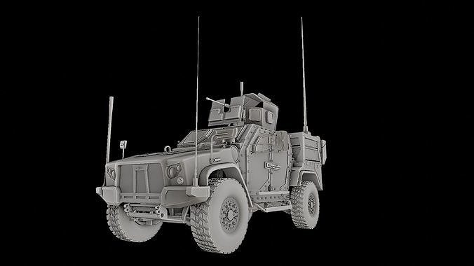 Oshkosh Jltv 3d Model Cgtrader