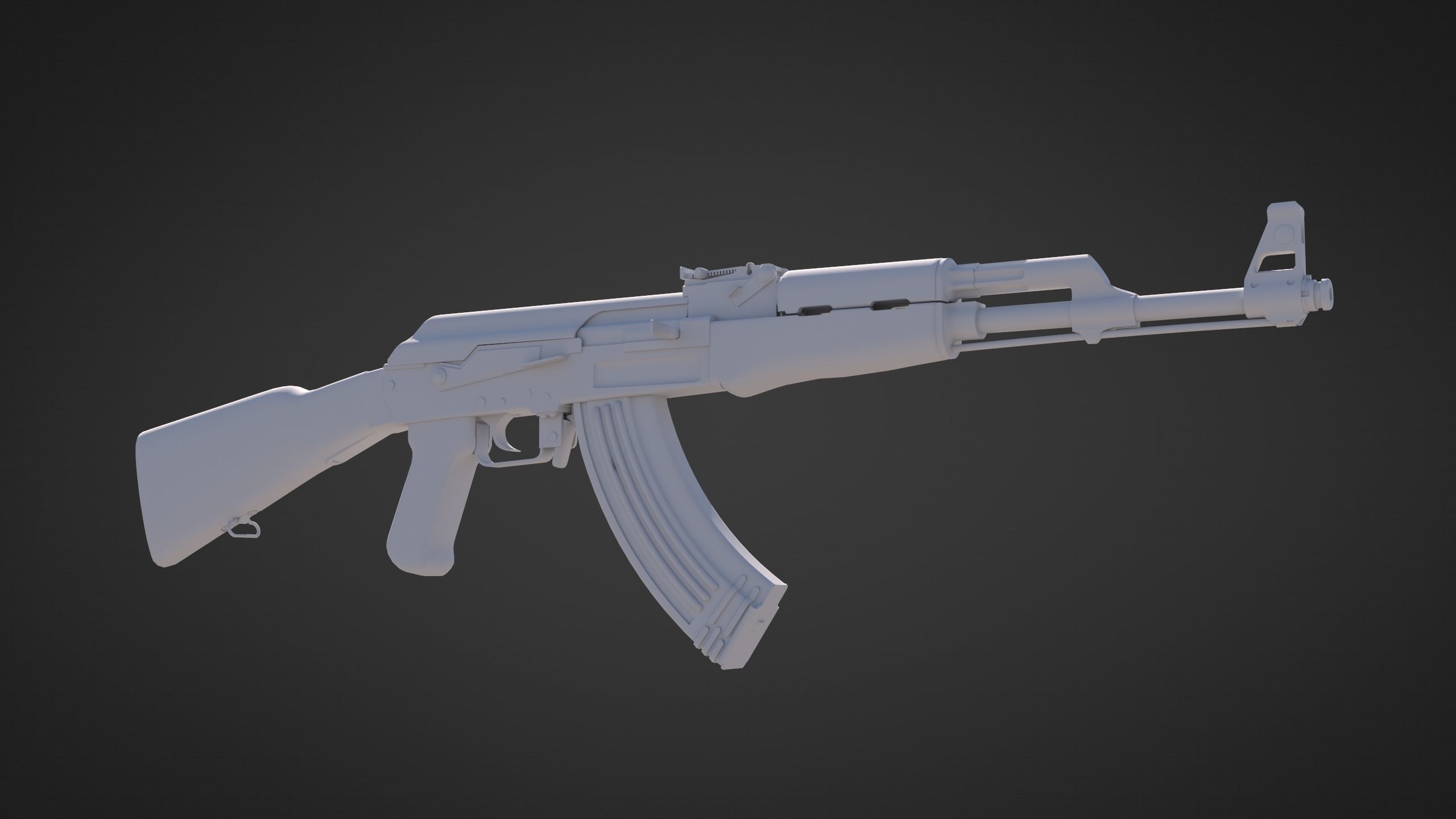 ak-47-rifle 3D model | CGTrader