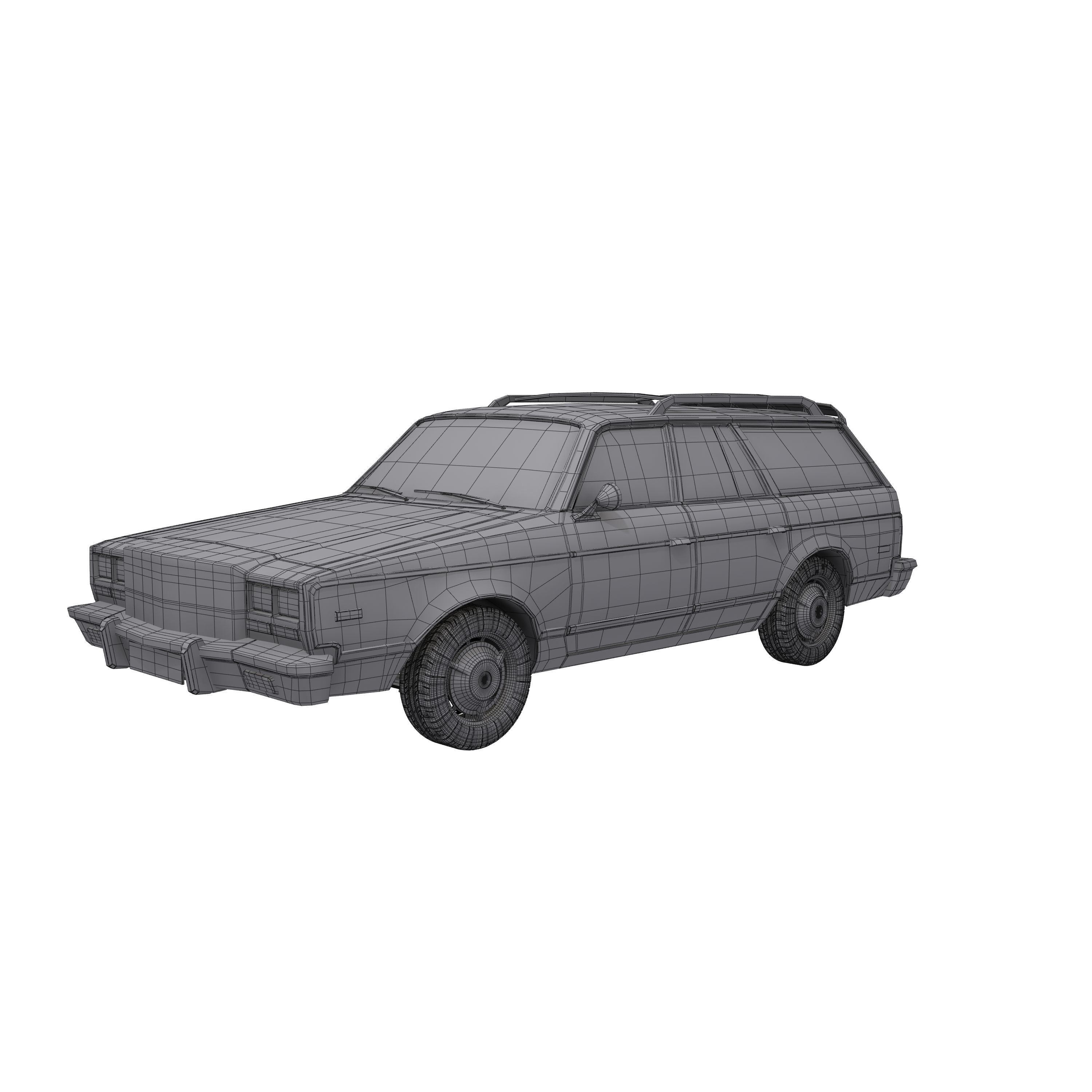 Car Wagon 3D model | CGTrader
