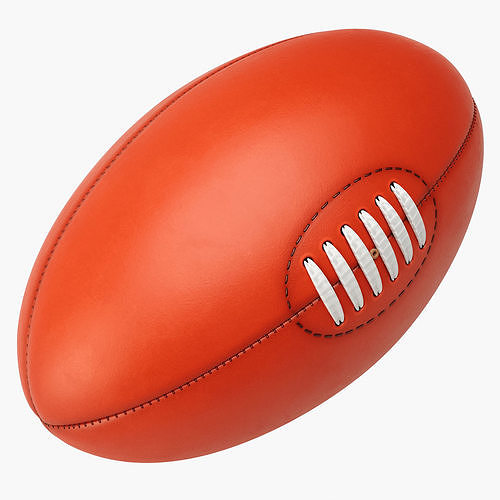 Aussie Rules Footie Ball 3D model | CGTrader