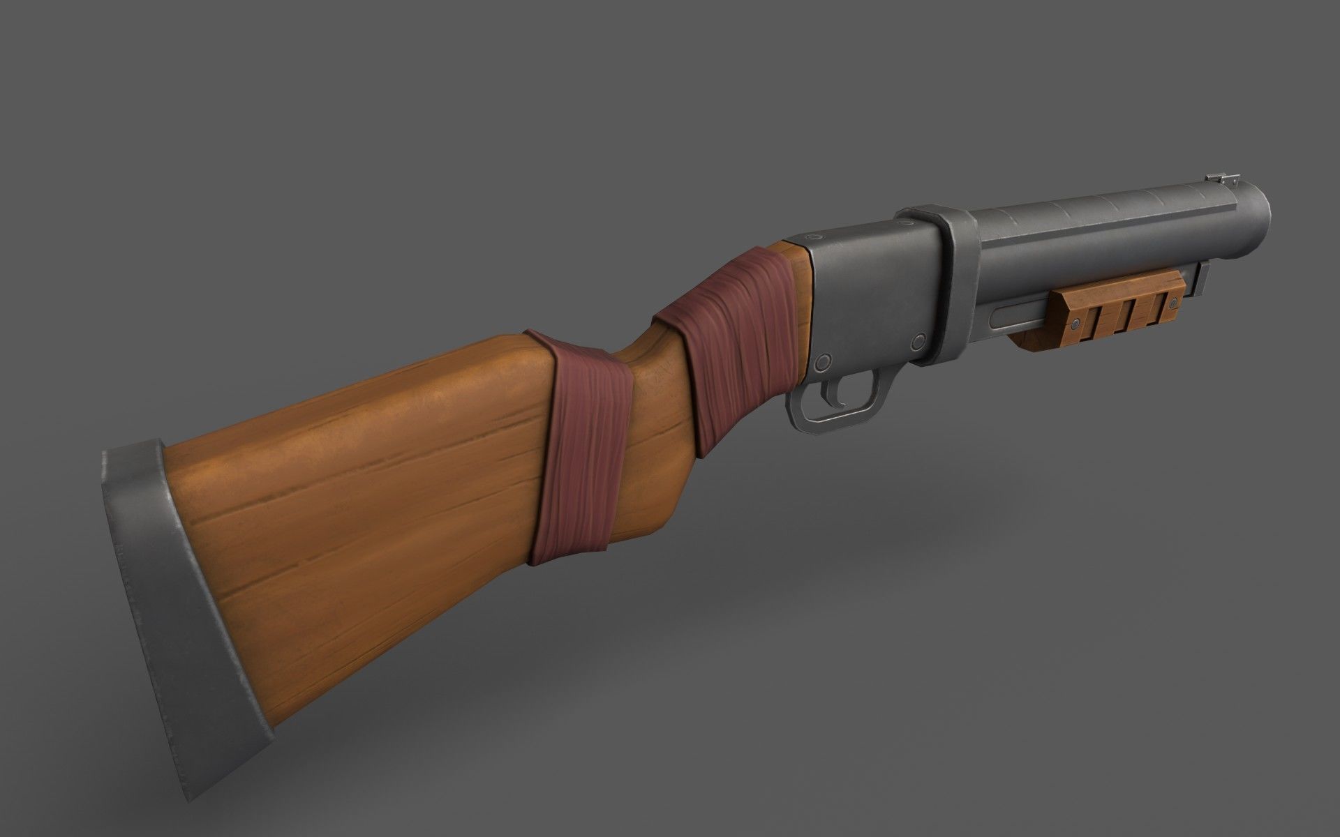 3D model Fantasy Shotguns VR / AR / low-poly | CGTrader