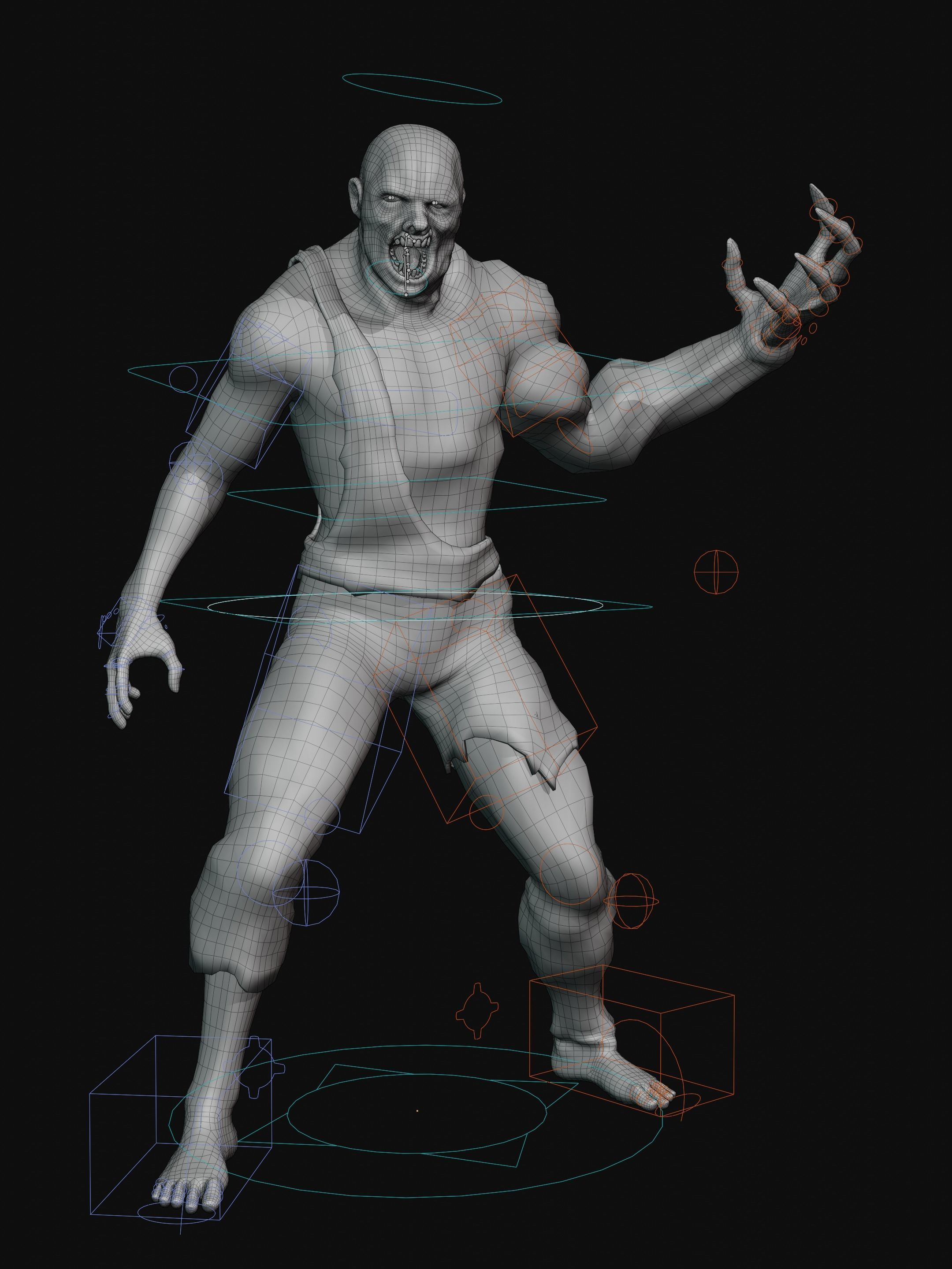 3D model Mutant Zombie Game Ready Character VR / AR / low-poly | CGTrader