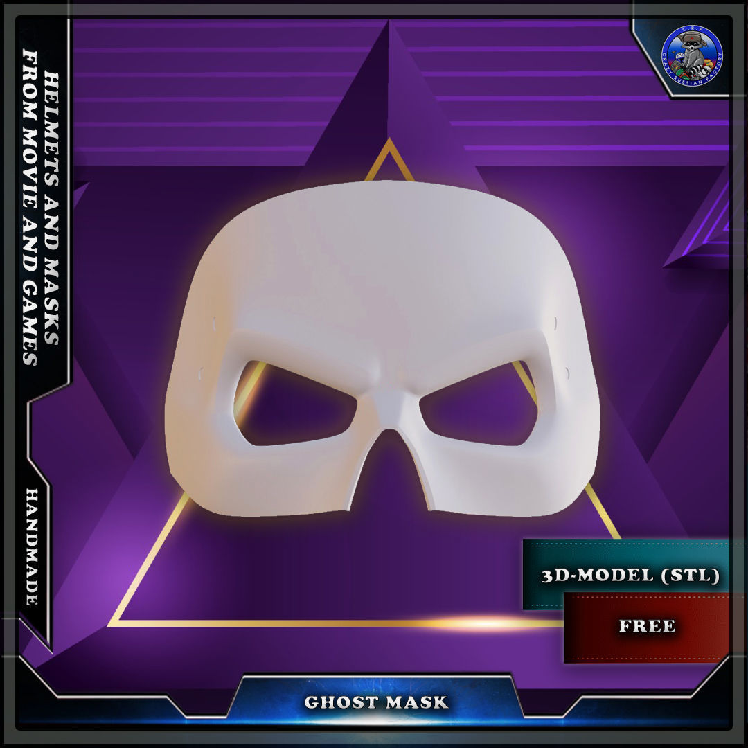 Ghost mask - Call of Duty Modern Warfare 2 free 3D model 3D printable ...
