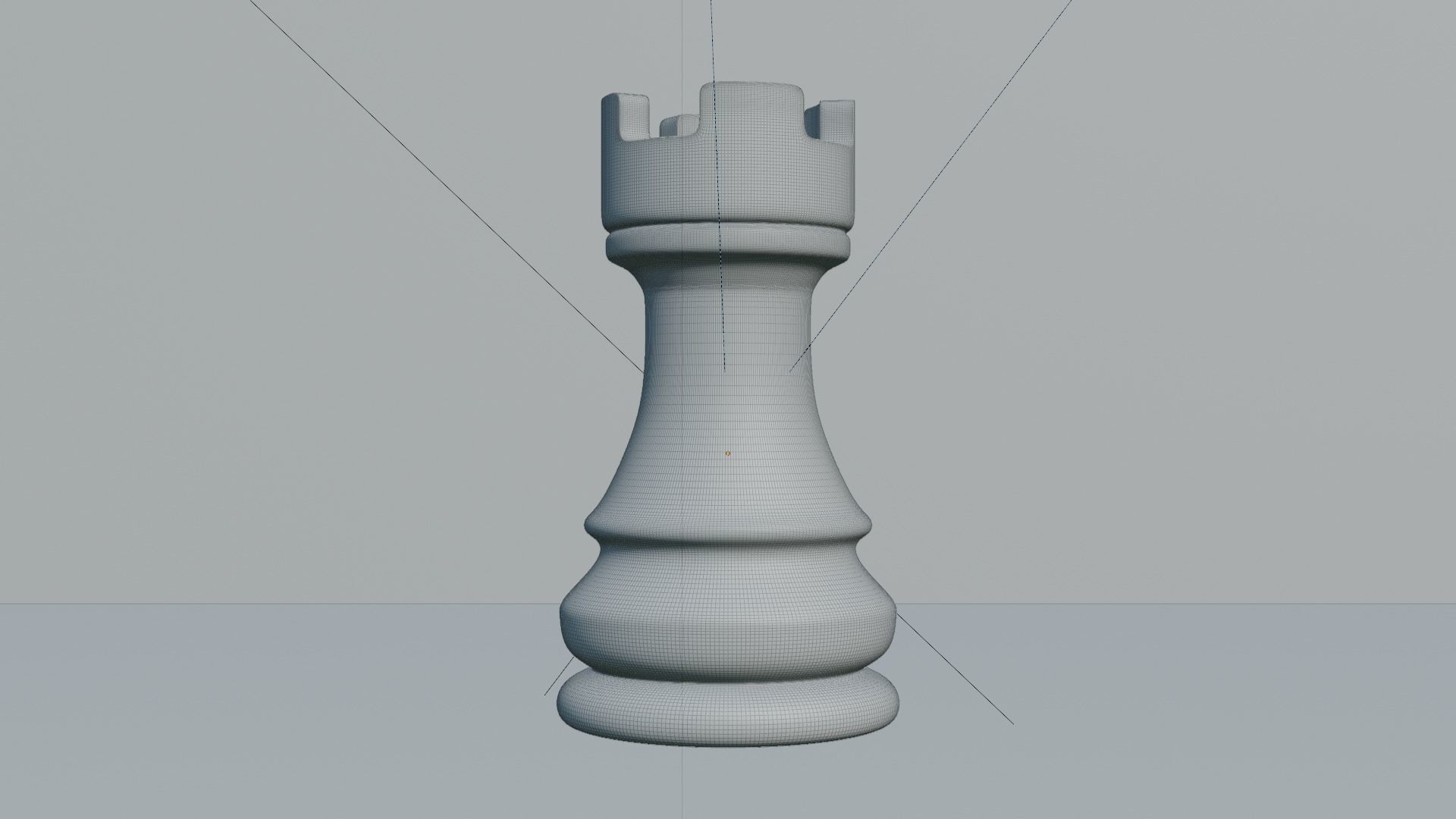 3D model Rook White - made in Blender VR / AR / low-poly | CGTrader