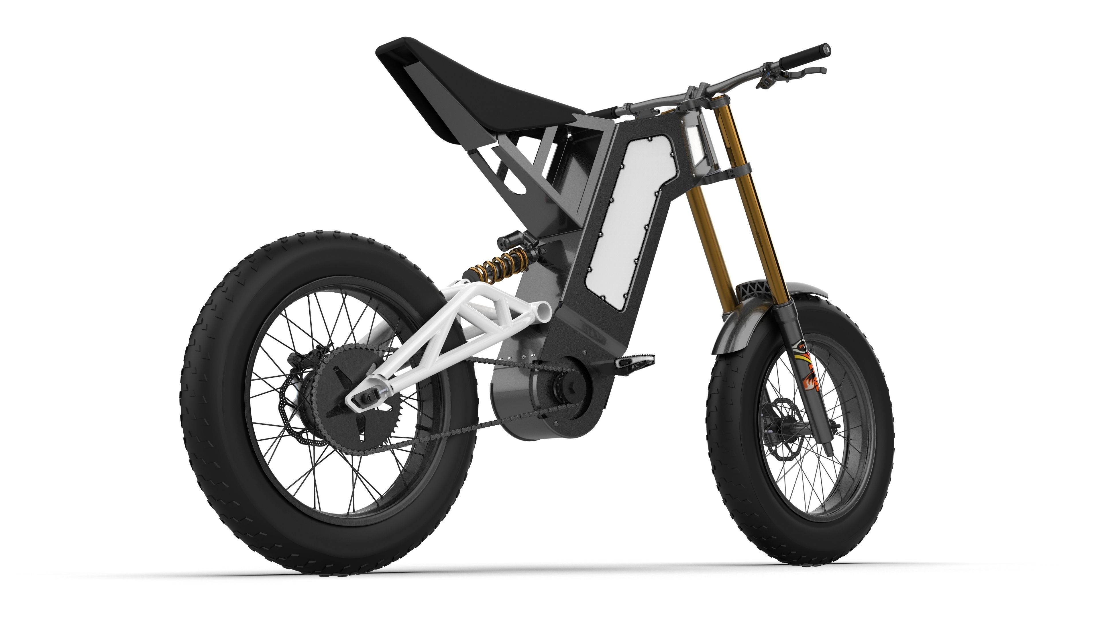 Dirt electric bike 3D model 3D printable | CGTrader