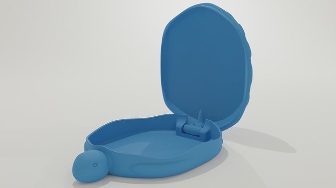 Turtle case with hinges 3D model 3D printable | CGTrader