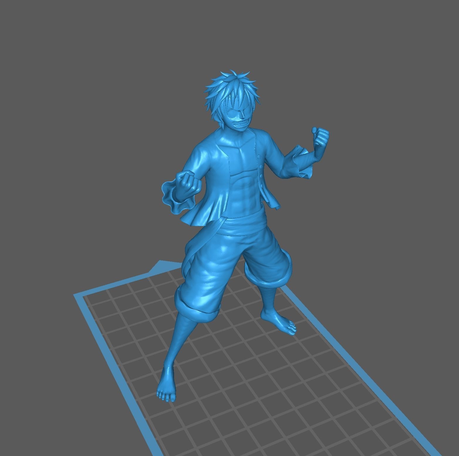 Monkey D Luffy One piece 3D print model 3D model 3D printable | CGTrader